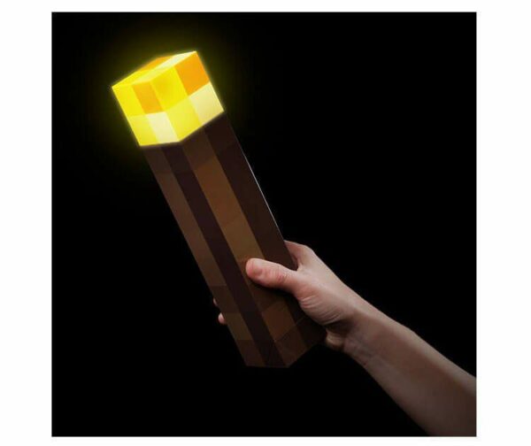 Original Minecraft LED Torch - Hand Or Wall Mount - KidsBaron