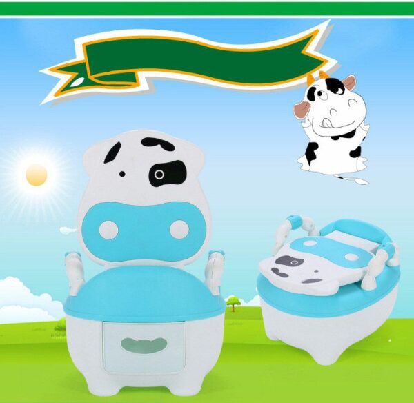 Cute Cow Potty With Toilet Ring For Optimal Potty Training - KidsBaron